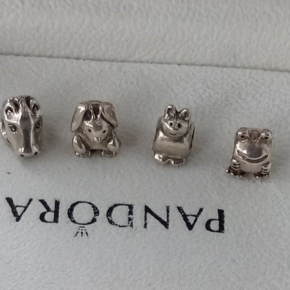 Pandora | Jewelry | Authentic Pandora Lot Of 4 Animal Charms | Poshmark